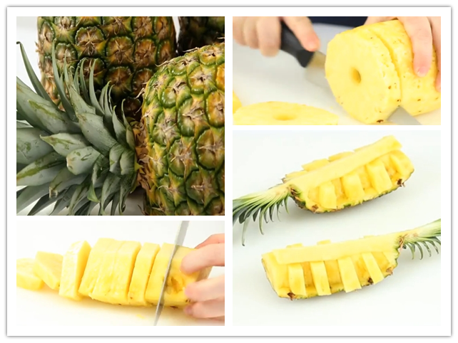 How To Peel And Cut A Pineapple How To Instructions How To Peel And Cut A Pineapple How To Instructions