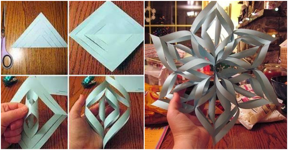 How To Make 3D Paper Snowflakes How To Instructions