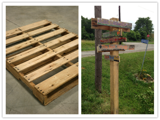 How To Make Sign Post With Used Pallet Step By Step DIY Tutorial 