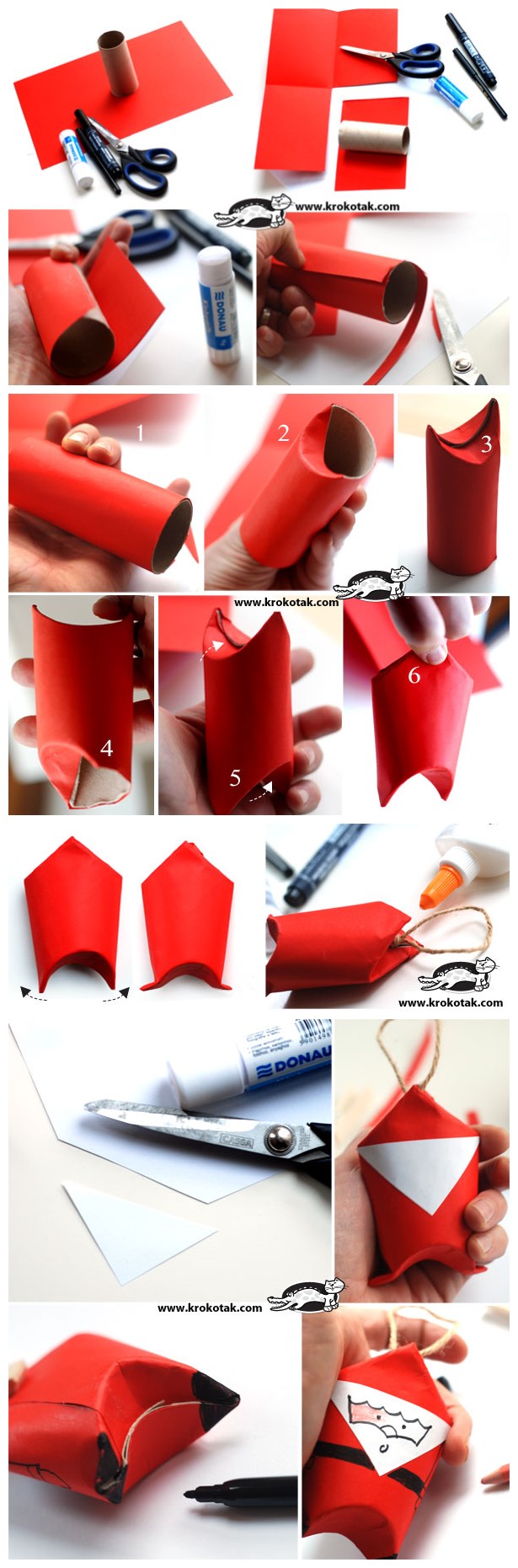 How To Make Toilet Paper Roll Santa Step By Step DIY Tutorial how-to-make-toilet-paper-roll-santa-step-by-step-diy-tutorial